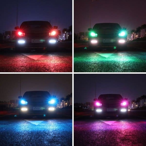 RGB LED Headlight Bulb Replacements - Boslla