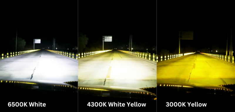 The BEST All Weather LED Headlights: Boslla 3 Color Change